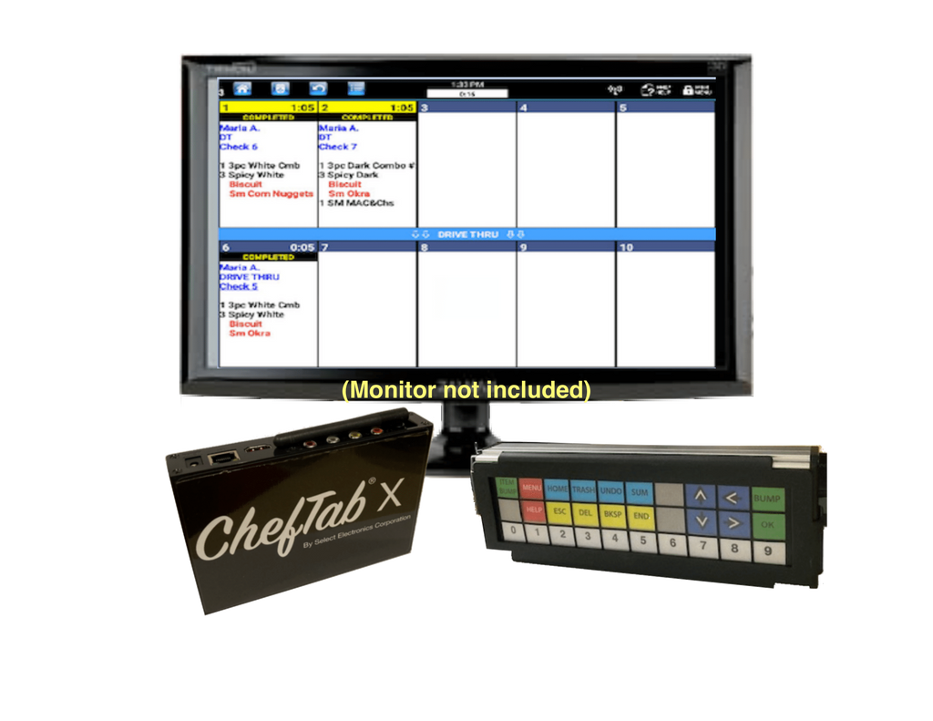 ChefTab® XBump Bar Version(Monitor not included) – Select Electronics ...